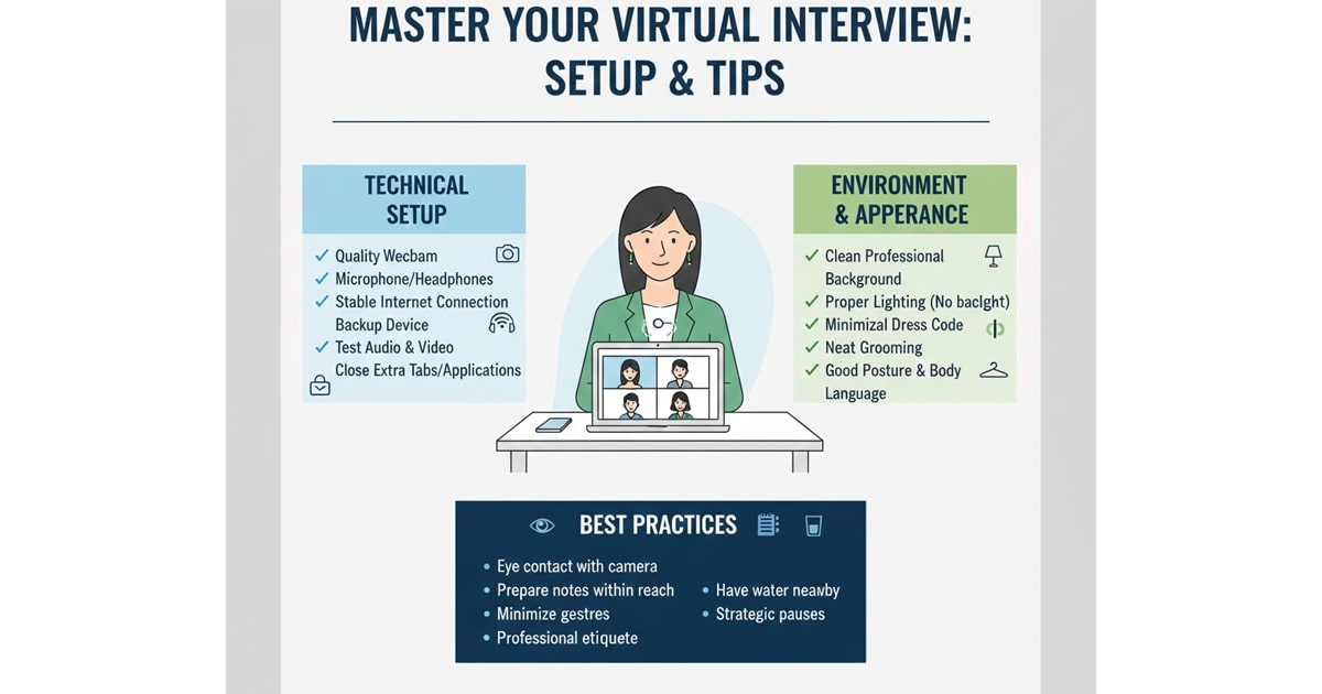 Virtual Interview Tips: Master Zoom Interviews - Elite Resumes 2026